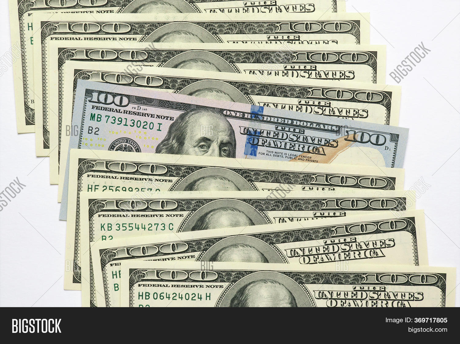 Us $ 100 Bills. Color Image & Photo (Free Trial) | Bigstock