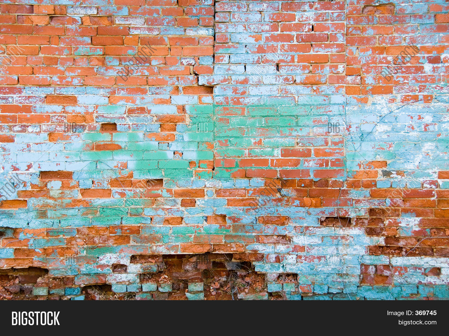 Distressed Brick Wall Image & Photo (Free Trial) | Bigstock