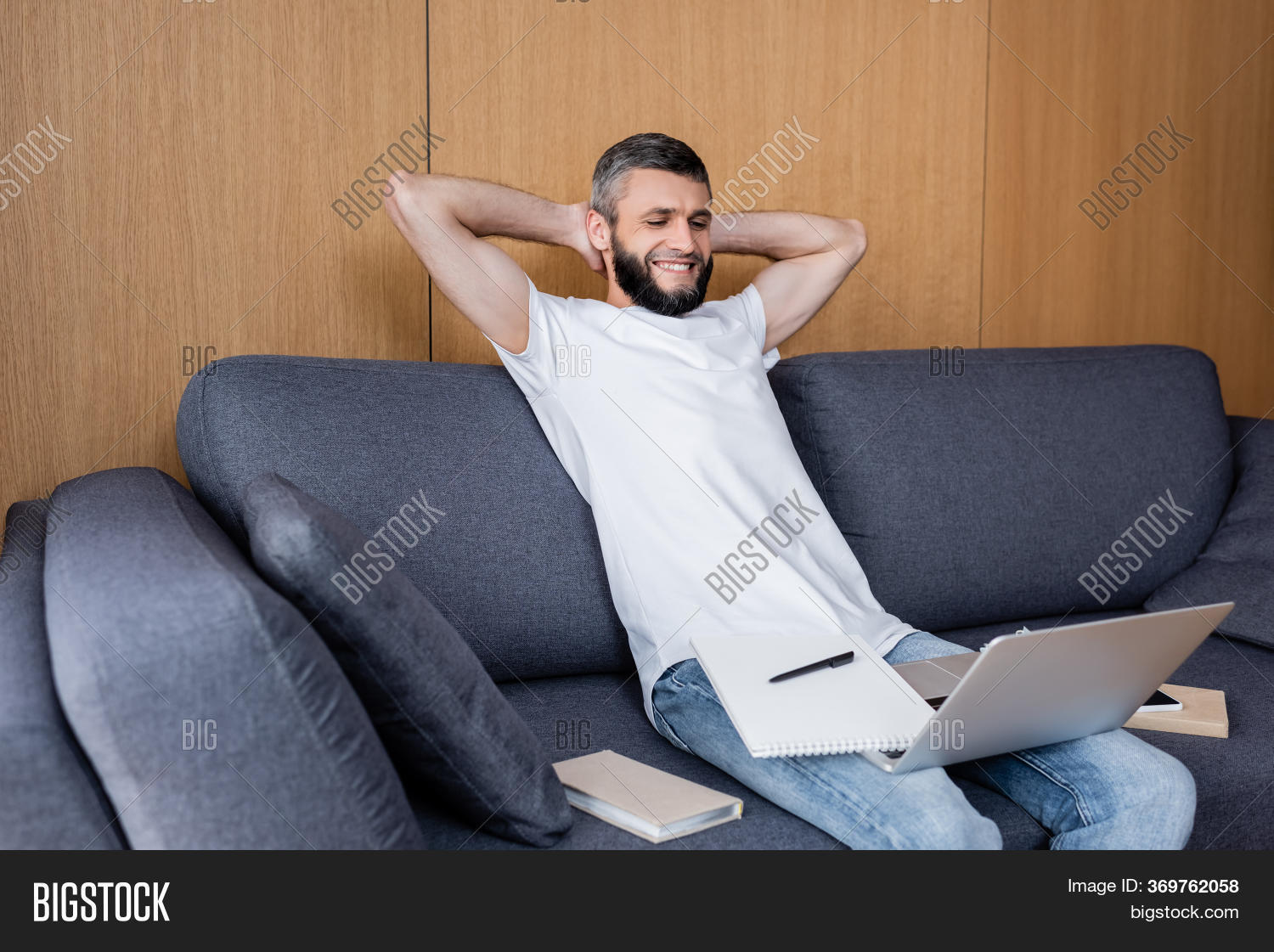 Smiling Teleworker Image & Photo (Free Trial) | Bigstock