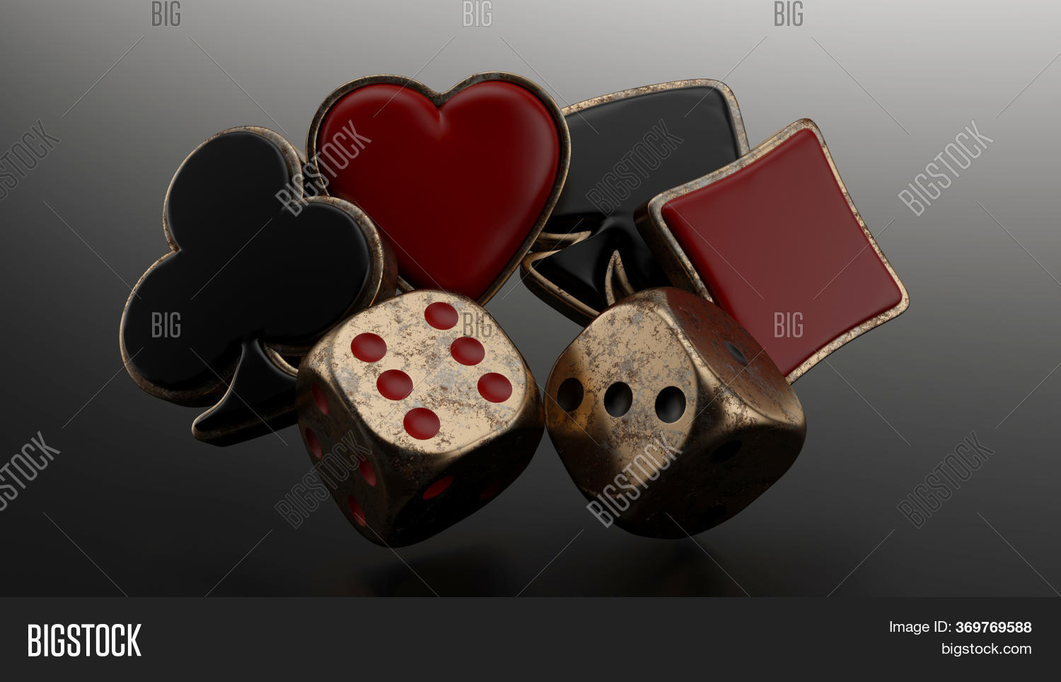 Black Red Ace Symbols Image & Photo (Free Trial) | Bigstock