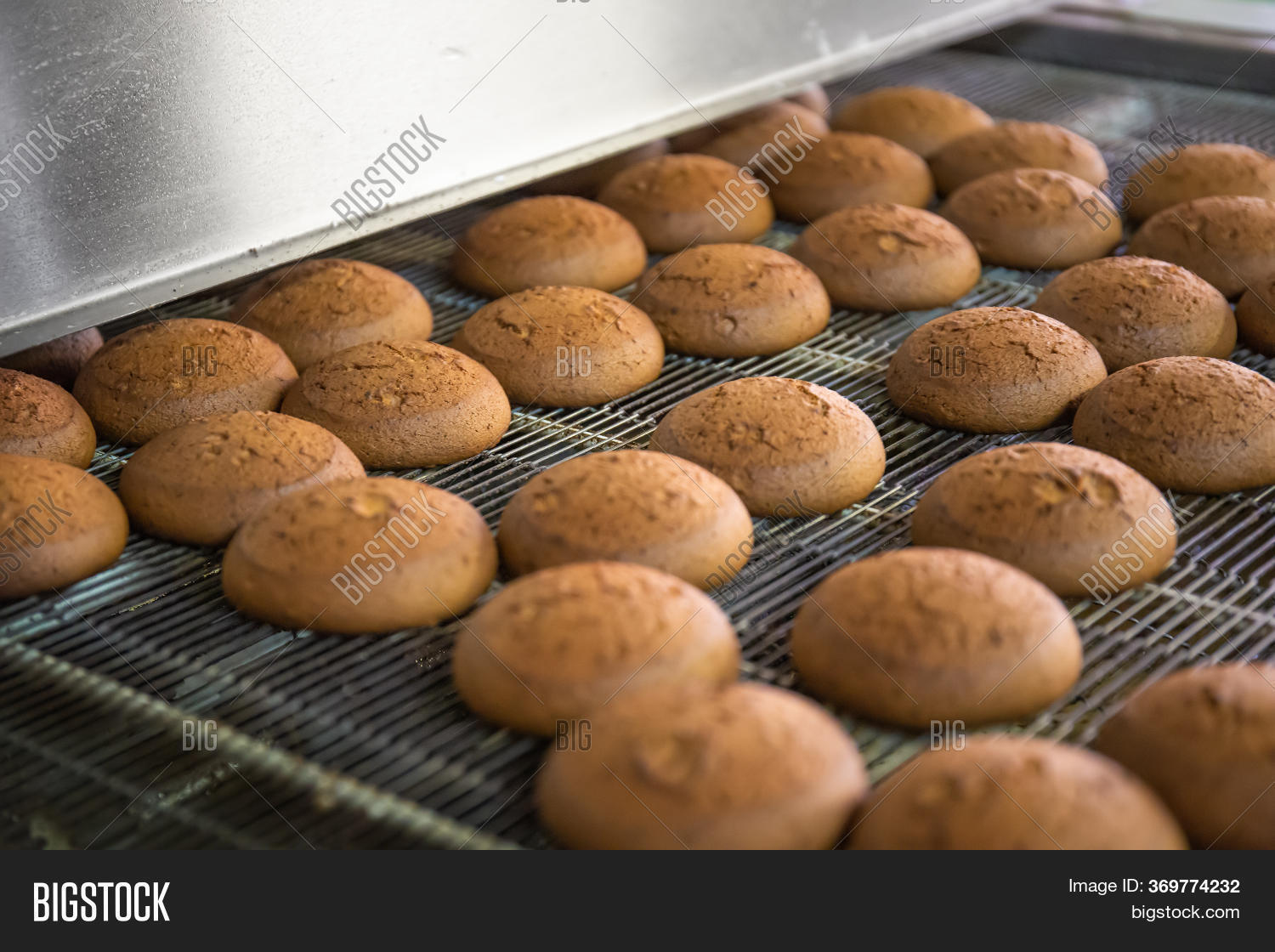 Cakes On Conveyor Belt Image & Photo (Free Trial) | Bigstock