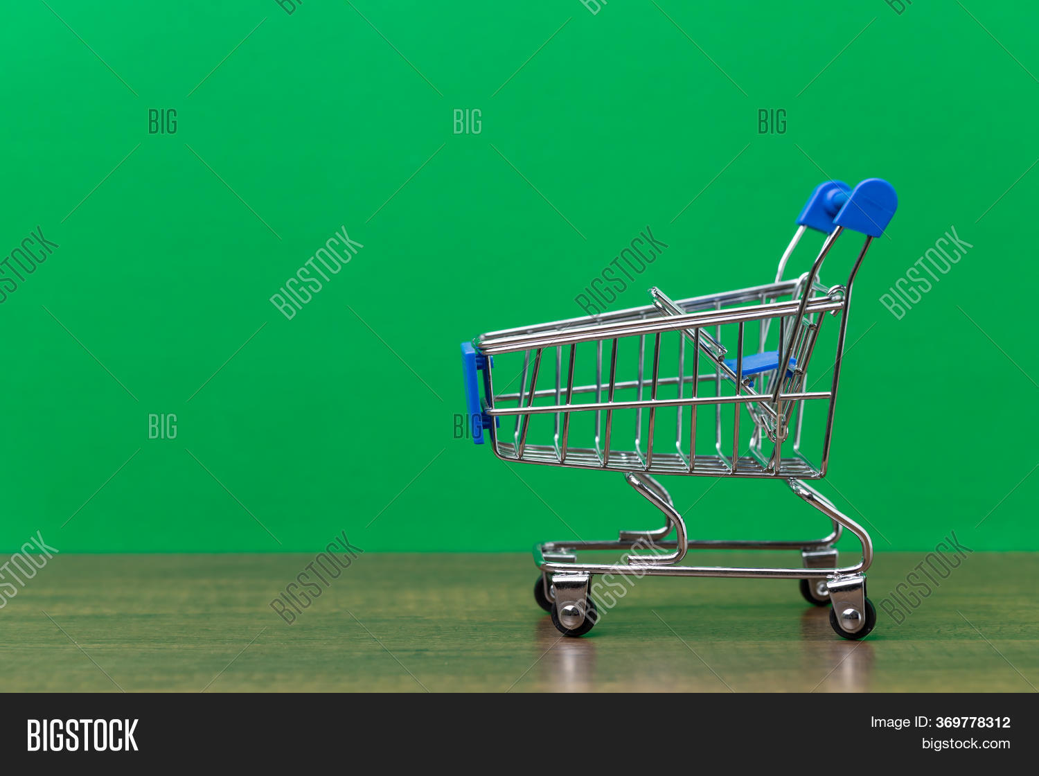 Blue Cart Model On Image & Photo (Free Trial) | Bigstock