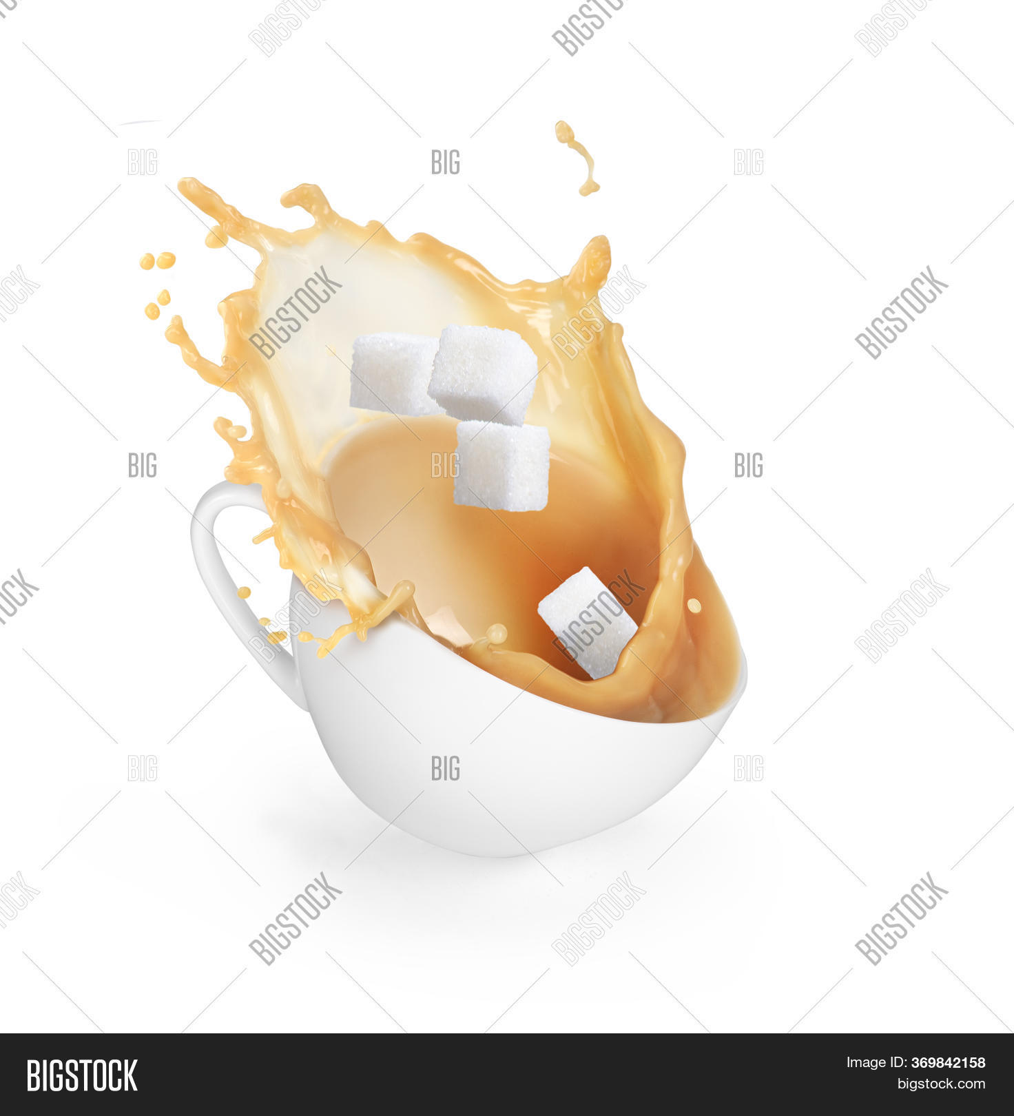 Splash Tea Milk Cup On Image & Photo (Free Trial) | Bigstock