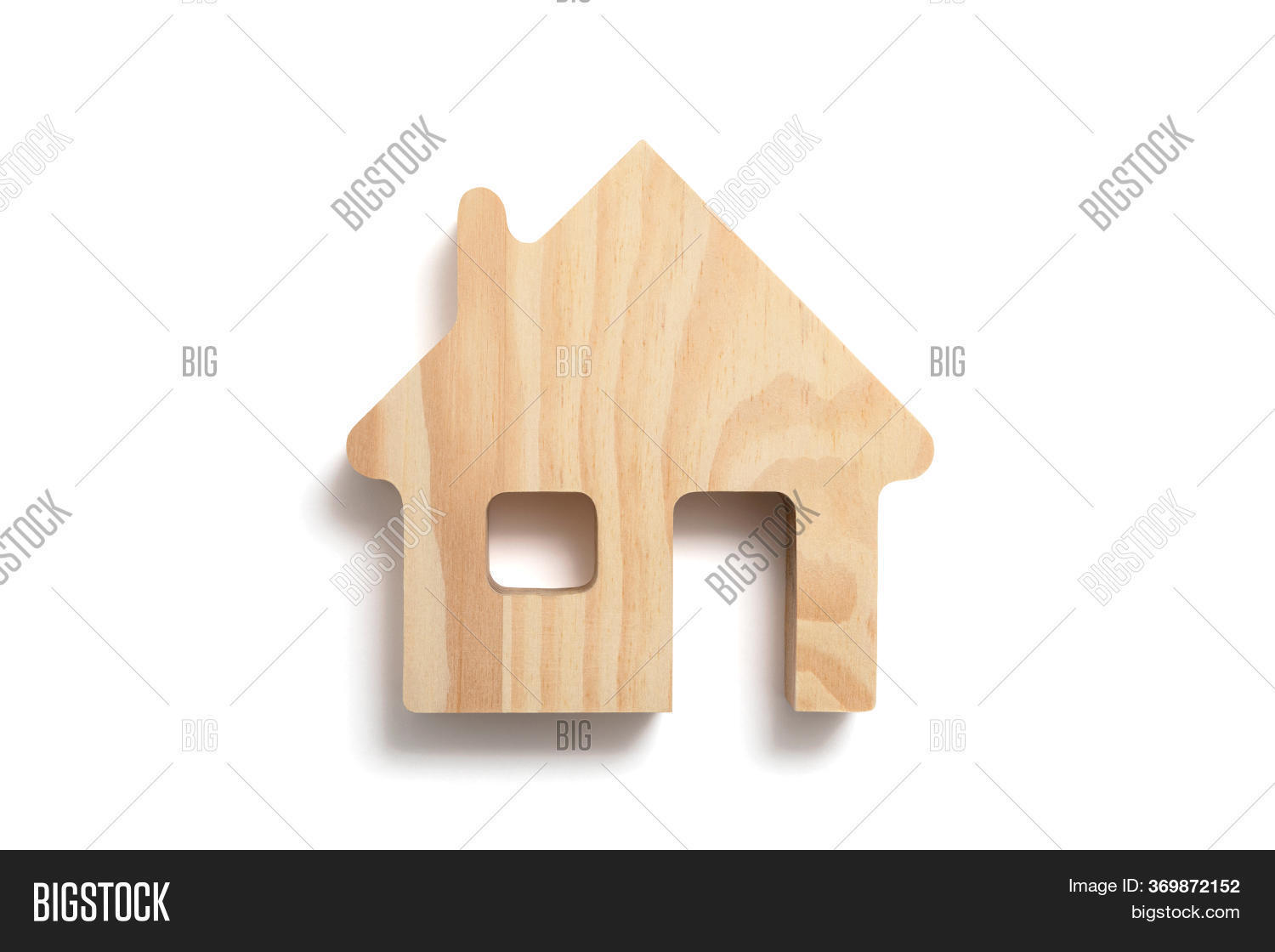 Wooden House Shape On Image & Photo (Free Trial) | Bigstock