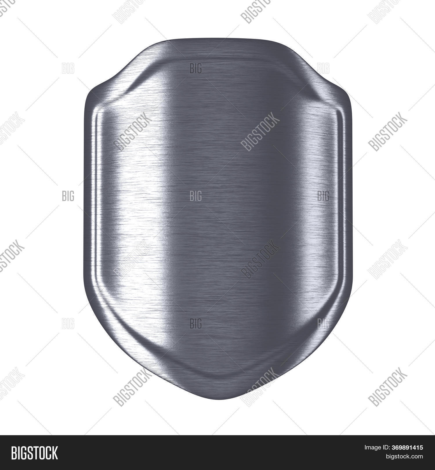 Metal Shield. Isolated Image & Photo (Free Trial) | Bigstock