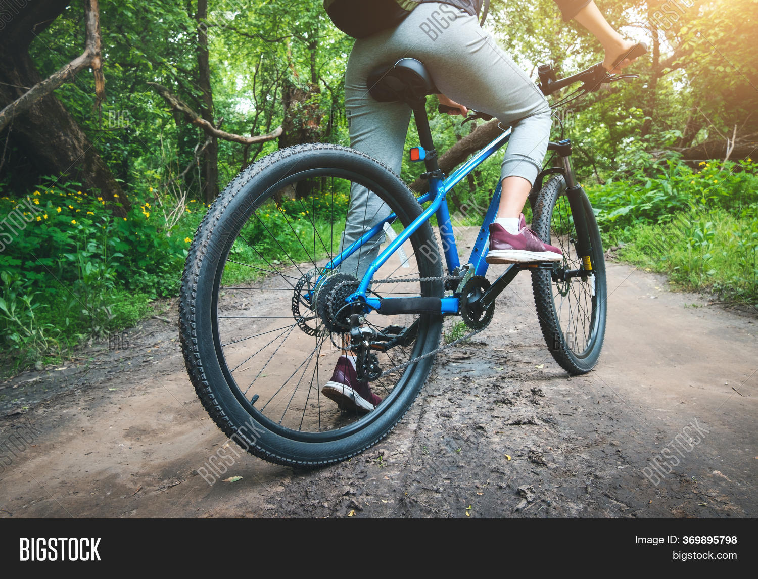 Woman Riding Blue Image & Photo (Free Trial) | Bigstock
