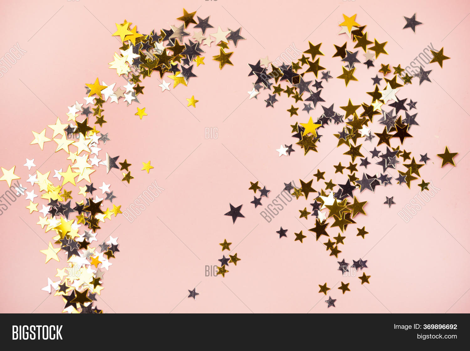 Gold Silver Confetti Image & Photo (Free Trial) | Bigstock