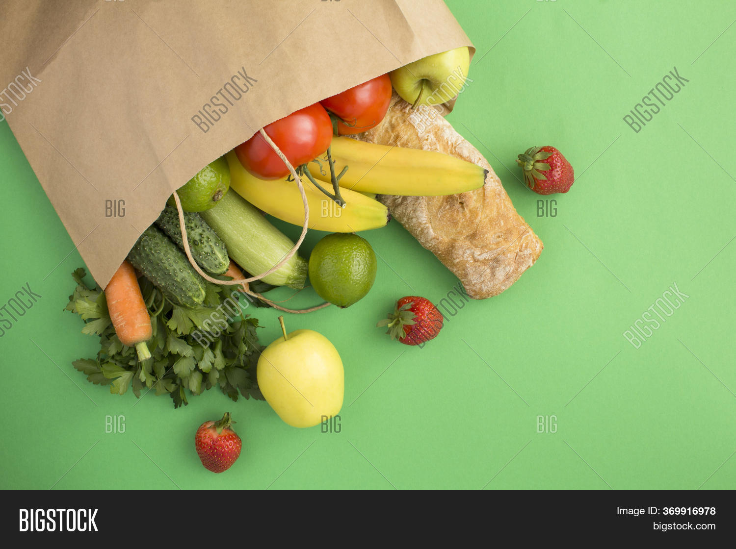 Paper Bag Vegetables, Image & Photo (Free Trial) | Bigstock