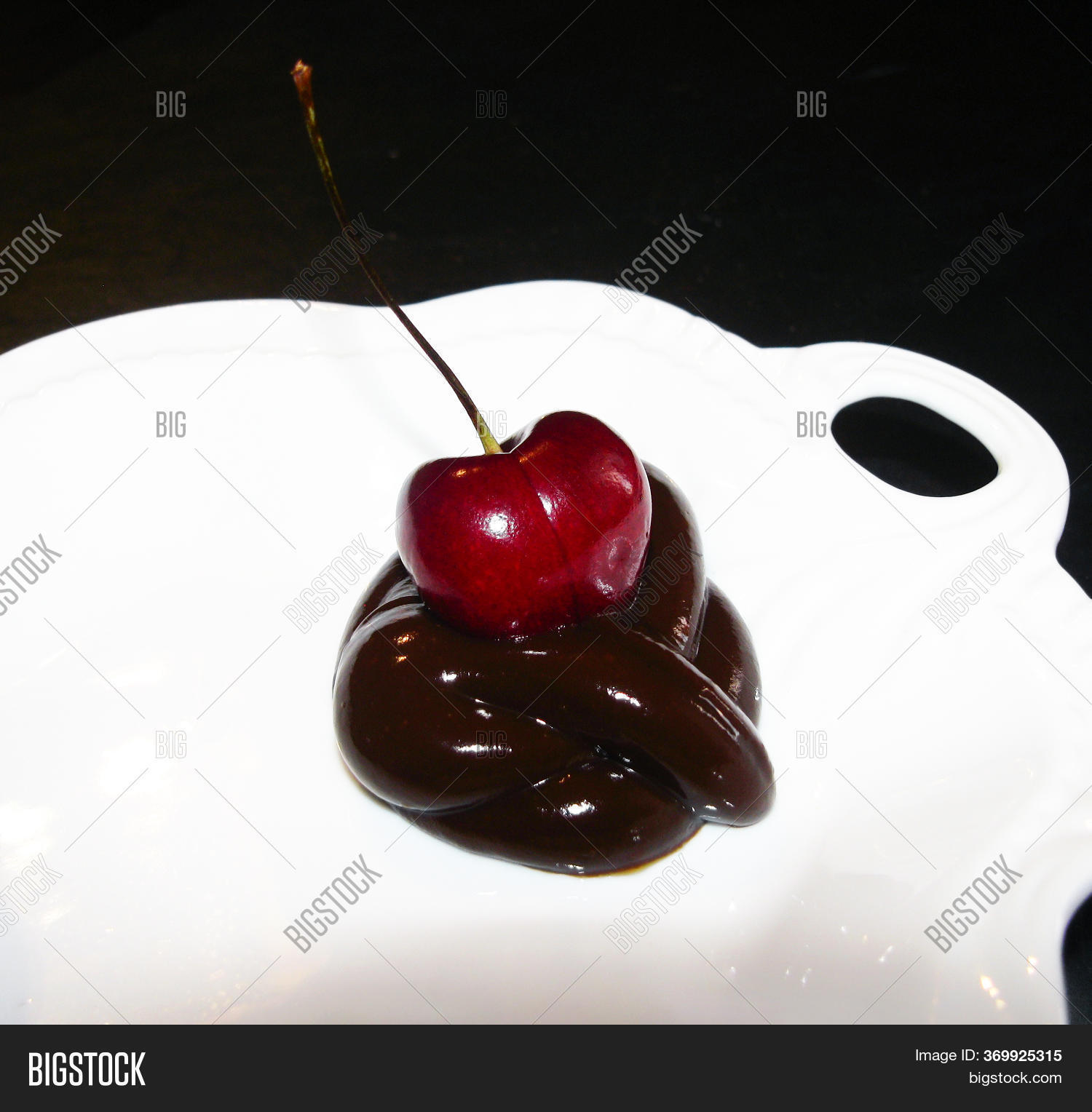 One Red Cherry Image & Photo (Free Trial) | Bigstock