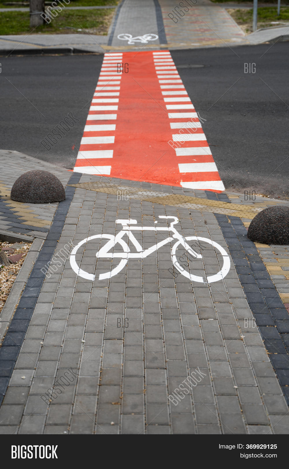 Cycling Path Symbol Image & Photo (Free Trial) | Bigstock