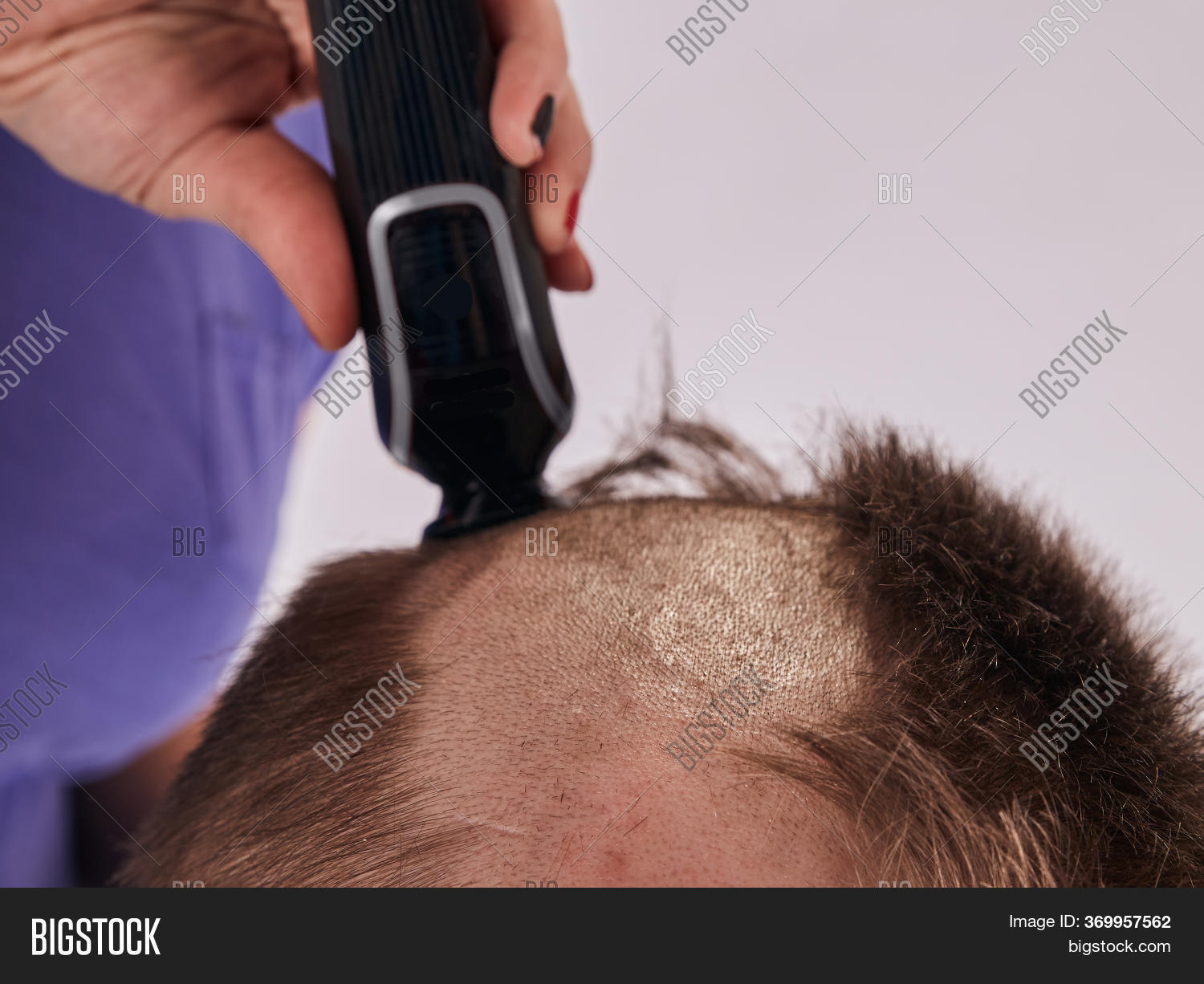 Wife Doing Haircut Image & Photo (Free Trial) | Bigstock