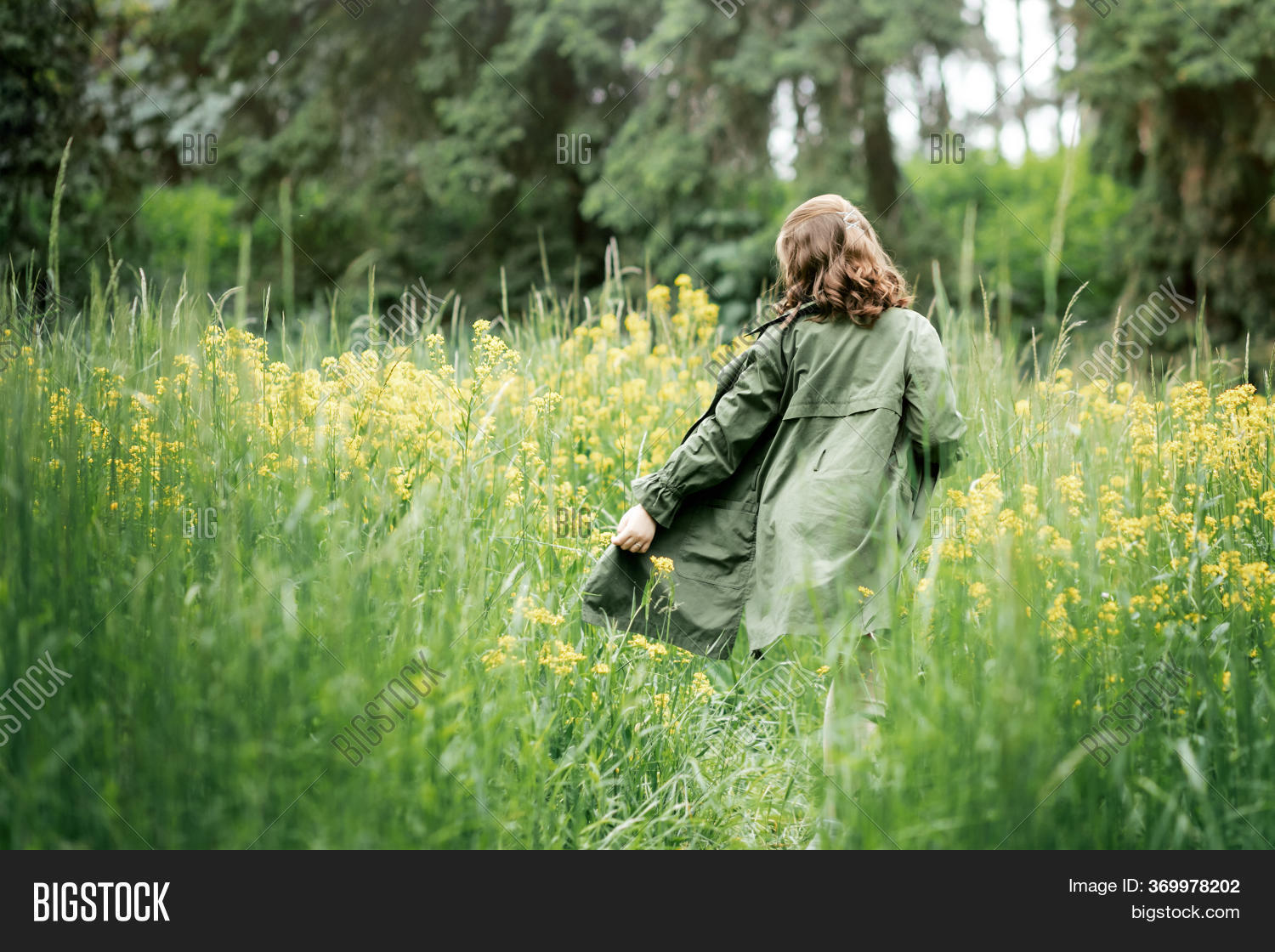 Girl Walks Along Image & Photo (Free Trial) | Bigstock