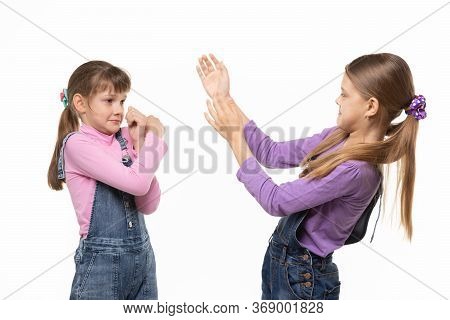 Sisters Got Mad Each Image & Photo (Free Trial) | Bigstock