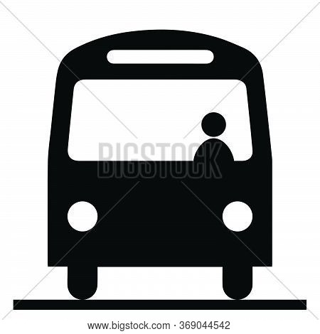 Bus Front View Driver Vector & Photo (Free Trial) | Bigstock