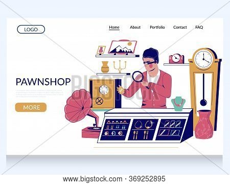 Pawn Shop Vector Vector & Photo (Free Trial) | Bigstock