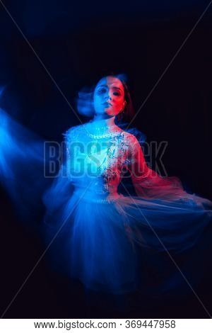 Sad Ghost Girl White Image & Photo (Free Trial) | Bigstock