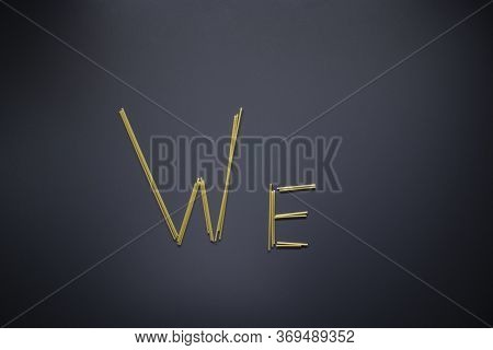 Word We Written Image & Photo (Free Trial) | Bigstock