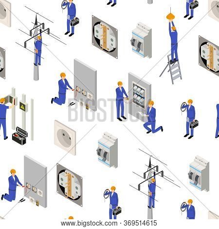 Character Electrician Vector & Photo (Free Trial) | Bigstock