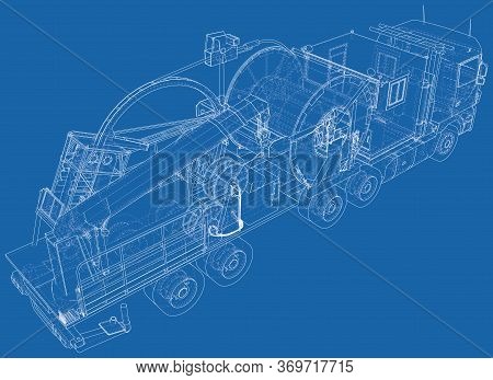 Coiled Tubing Machine Vector & Photo (Free Trial) | Bigstock