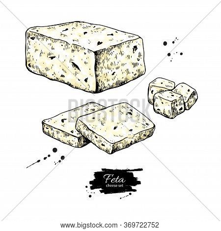 Greek Feta Cheese Vector & Photo (Free Trial) | Bigstock