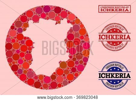 Vector Map Ichkeria Vector & Photo (Free Trial) | Bigstock