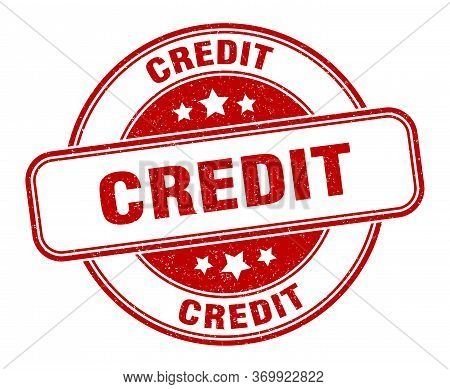 Credit Stamp. Credit Vector & Photo (Free Trial) | Bigstock