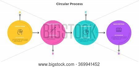 Flow Chart 4 Colorful Vector & Photo (Free Trial) | Bigstock