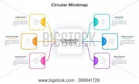 Mind Map 6 Paper Vector & Photo (Free Trial) | Bigstock