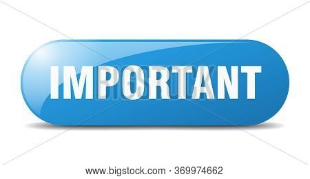 Important Button. Vector & Photo (Free Trial) | Bigstock