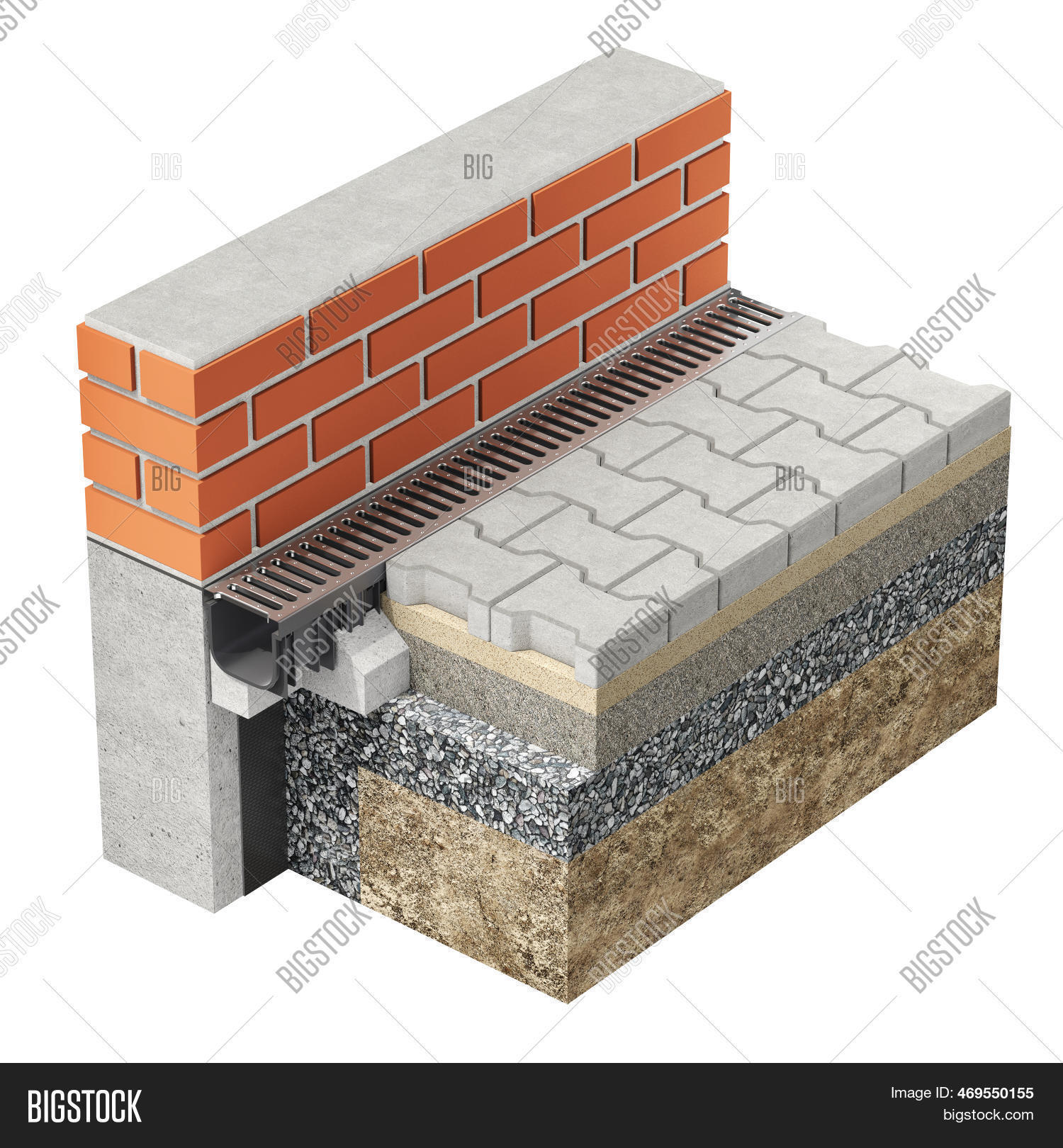 Cross Section Drainage Image & Photo (Free Trial) | Bigstock