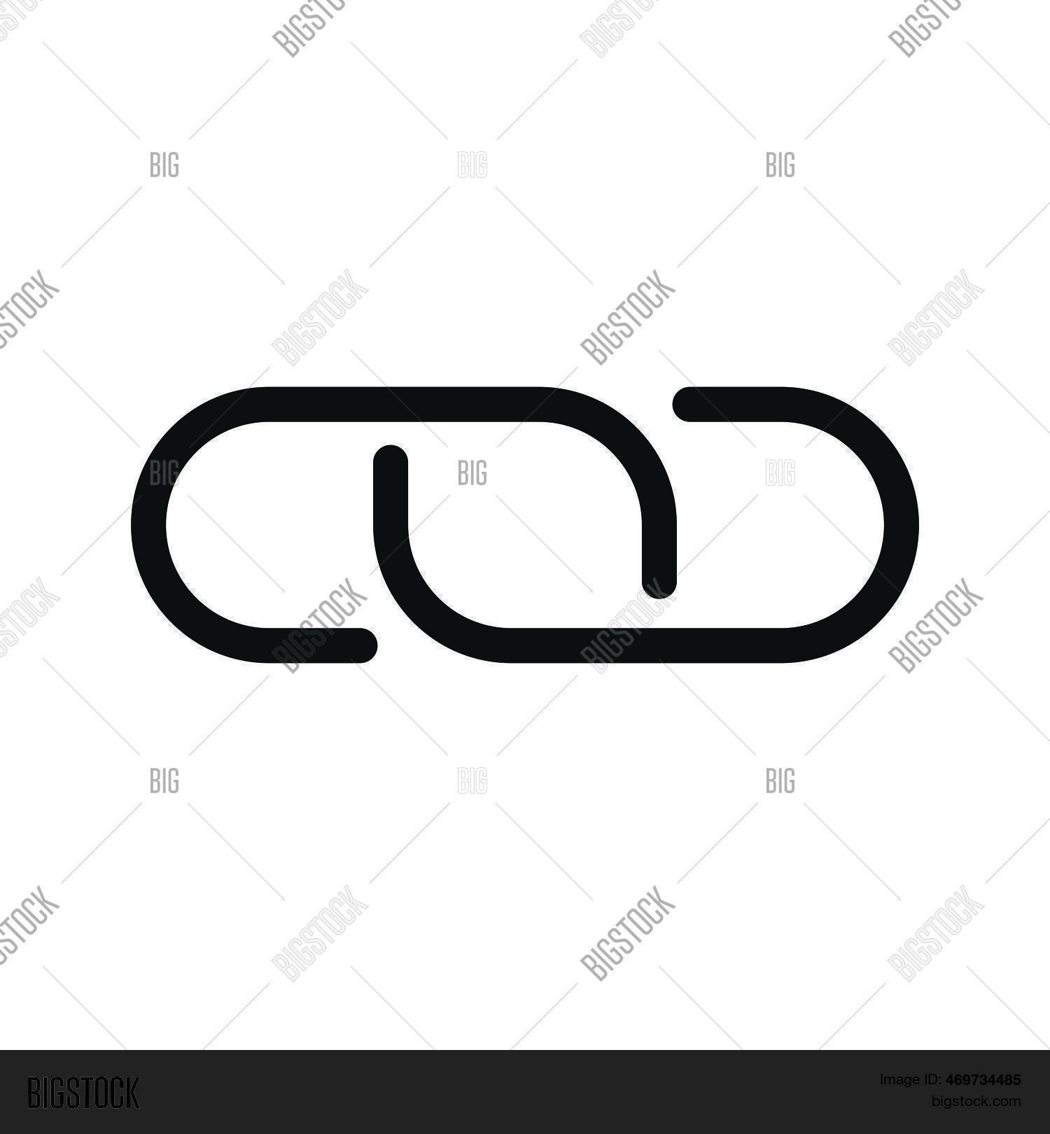 Attach Icon Line Vector & Photo (Free Trial) | Bigstock