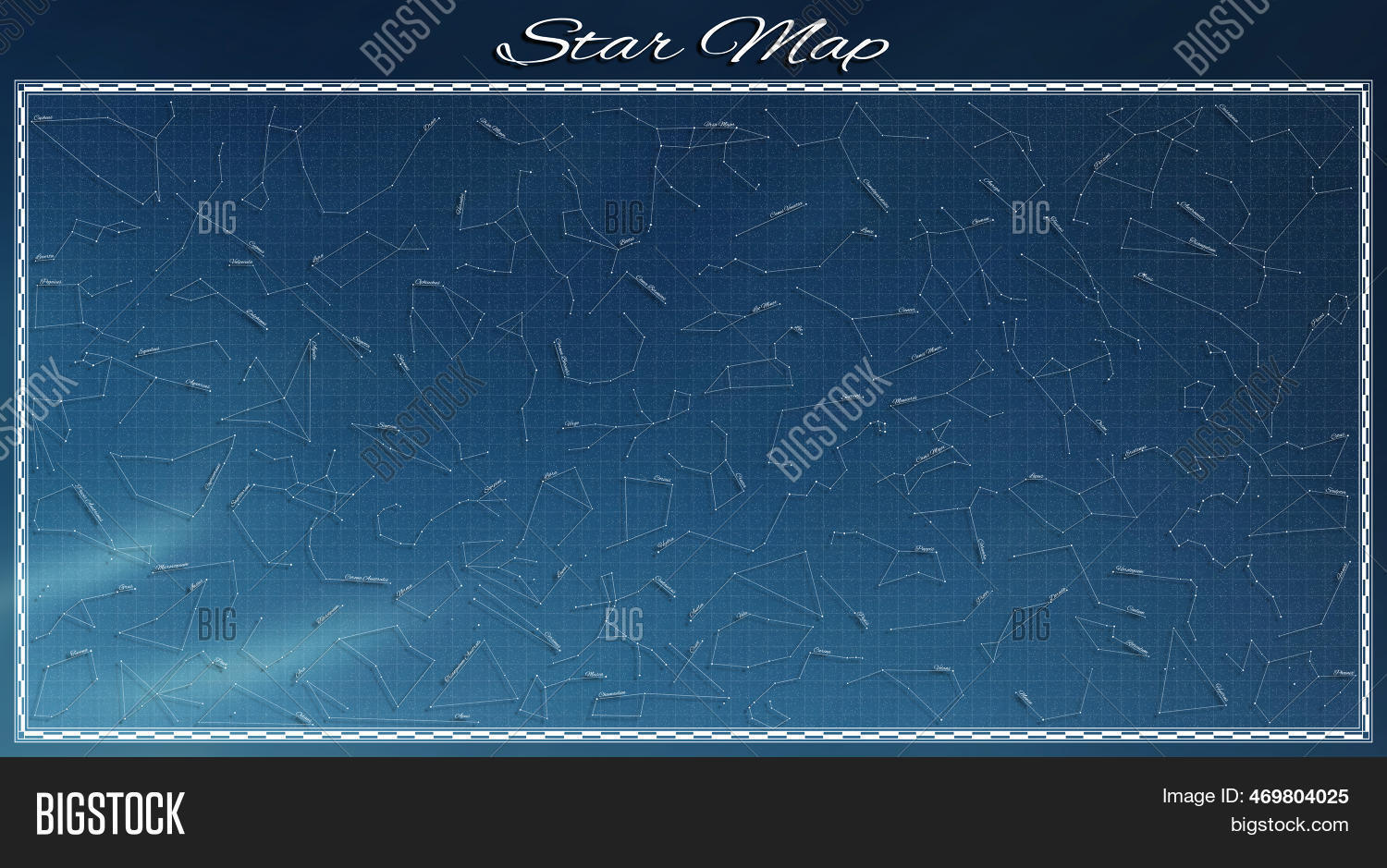 High Detailed Star Map Image & Photo (Free Trial) | Bigstock