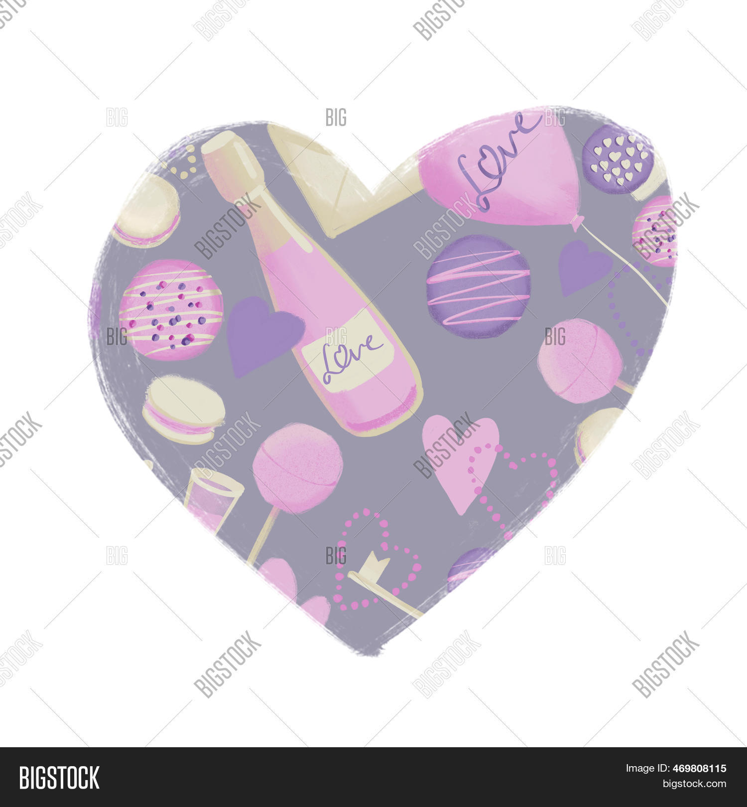 Valentine Symbols Image & Photo (Free Trial) | Bigstock