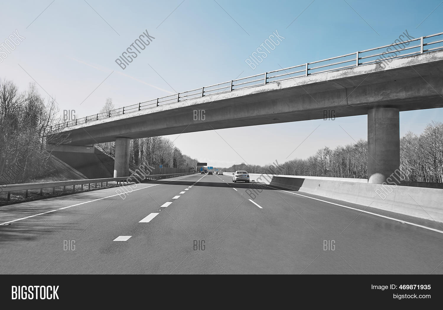 Rear View Cars Driving Image & Photo (Free Trial) | Bigstock