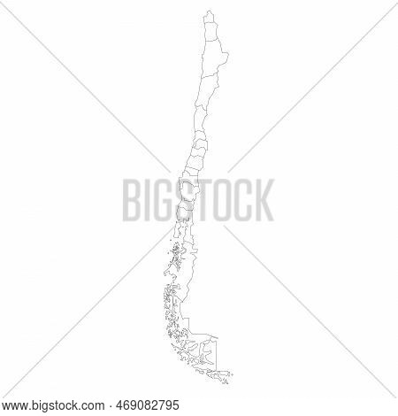 Chile Political Map Vector & Photo (Free Trial) | Bigstock