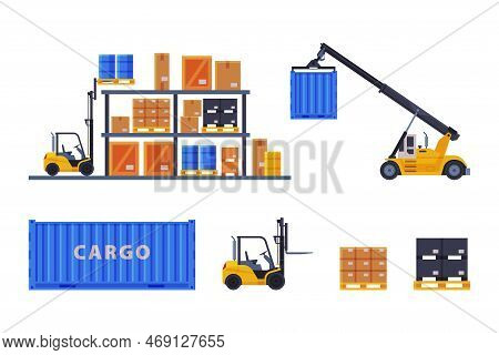 Warehouse Cargo Vector & Photo (Free Trial) | Bigstock