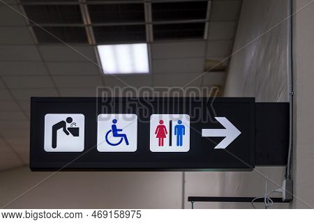 Sign Public Toilets, Image & Photo (Free Trial) | Bigstock
