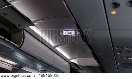 Exit Sign Passenger Image & Photo (Free Trial) | Bigstock