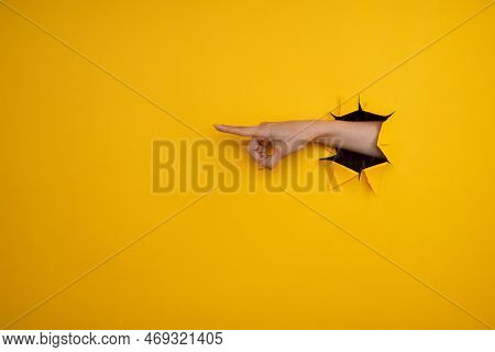 Hand Point Something Image & Photo (Free Trial) | Bigstock