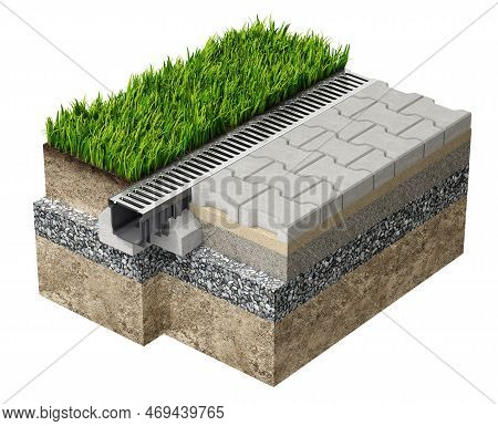 Cross Section Drainage Image & Photo (Free Trial) | Bigstock