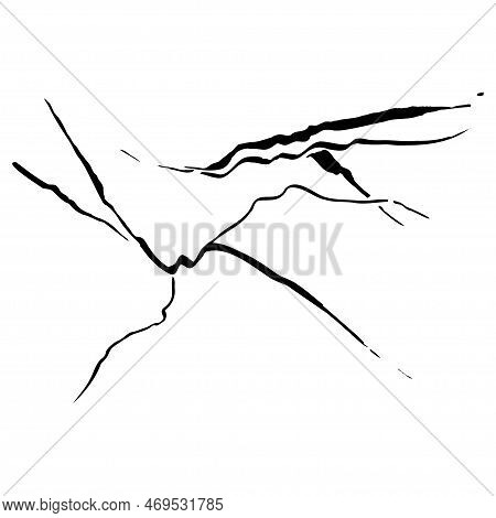 Ice Crack Realistic Vector & Photo (Free Trial) | Bigstock