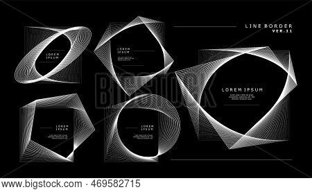 Abstract Line Border Vector & Photo (Free Trial) | Bigstock