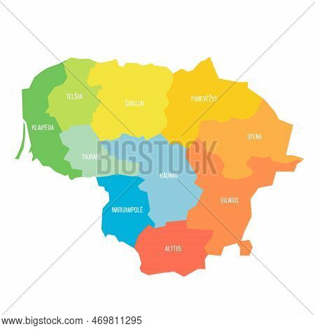Lithuania Political Vector & Photo (Free Trial) | Bigstock