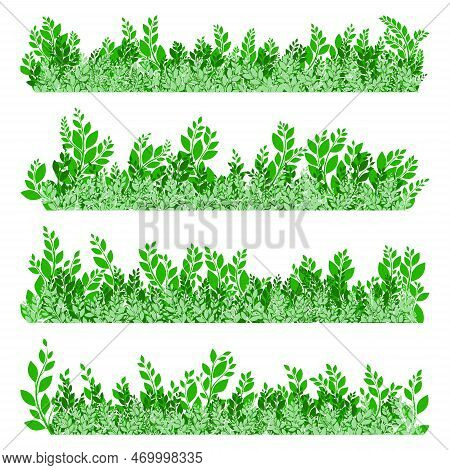 Green Leaf Border Line