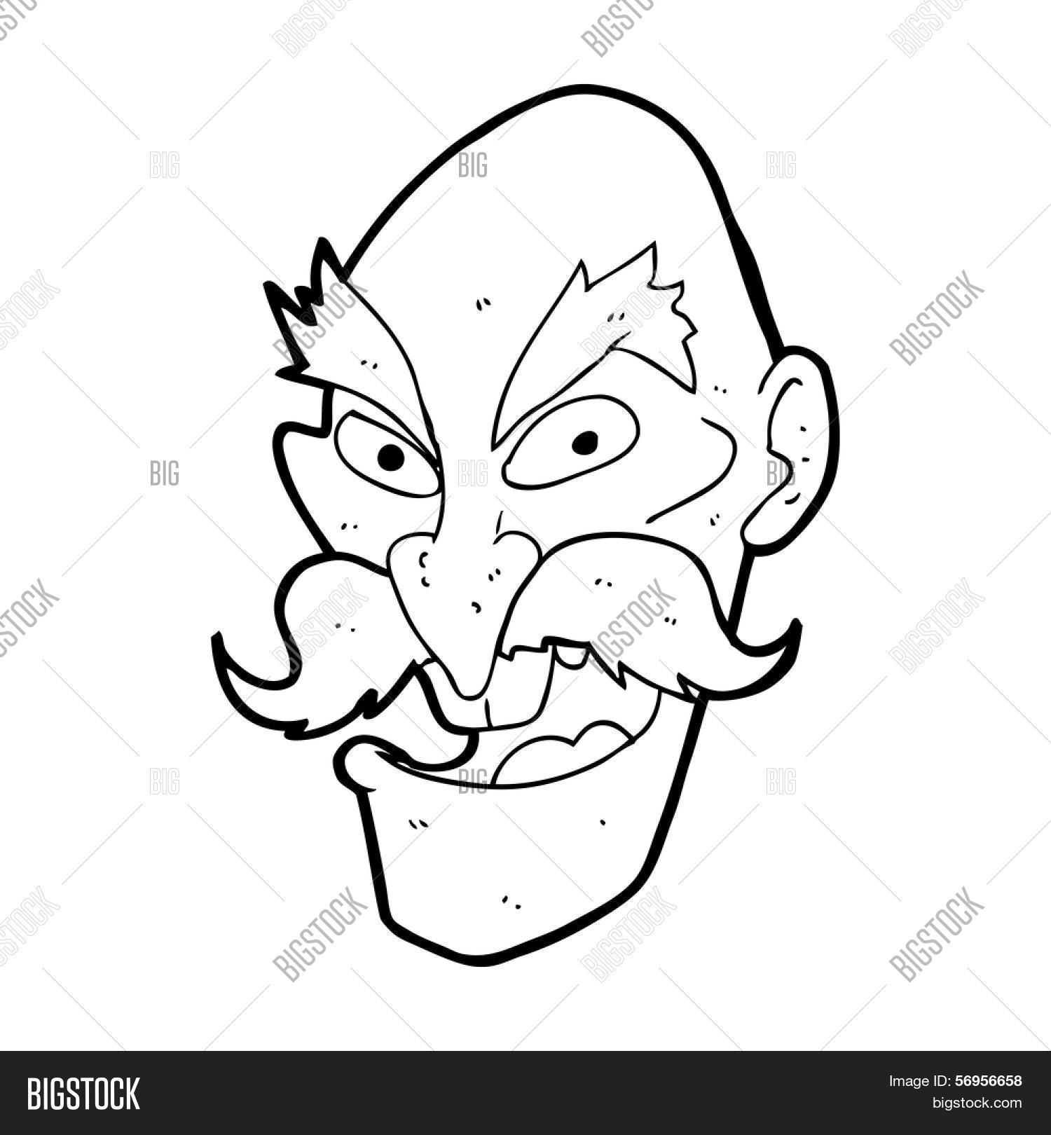 Cartoon Evil Old Man Vector & Photo (Free Trial) | Bigstock