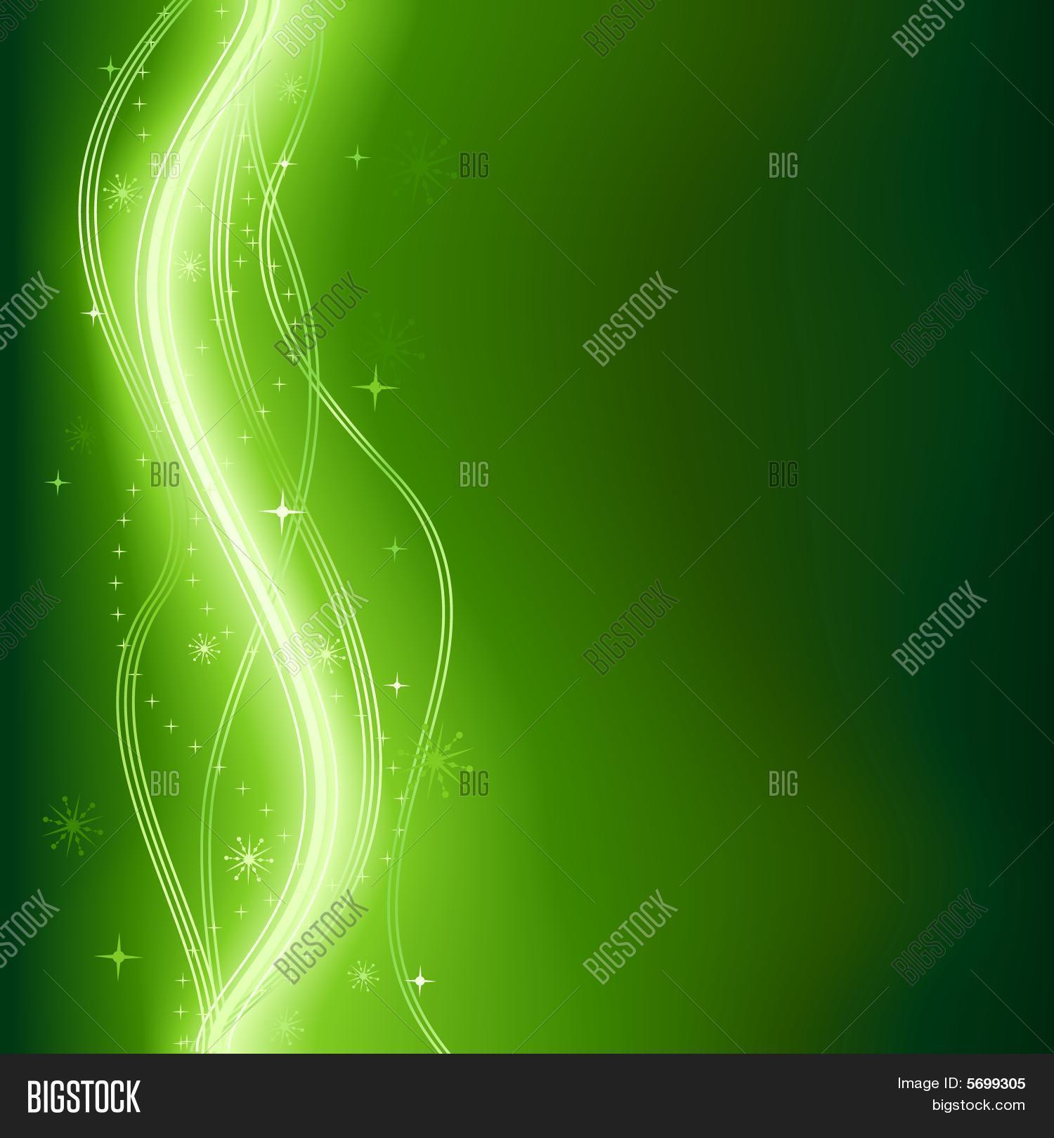 Green Glowing Vector Vector & Photo (Free Trial) | Bigstock
