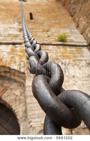 Steel Chain Drawbridge Image & Photo (Free Trial) | Bigstock