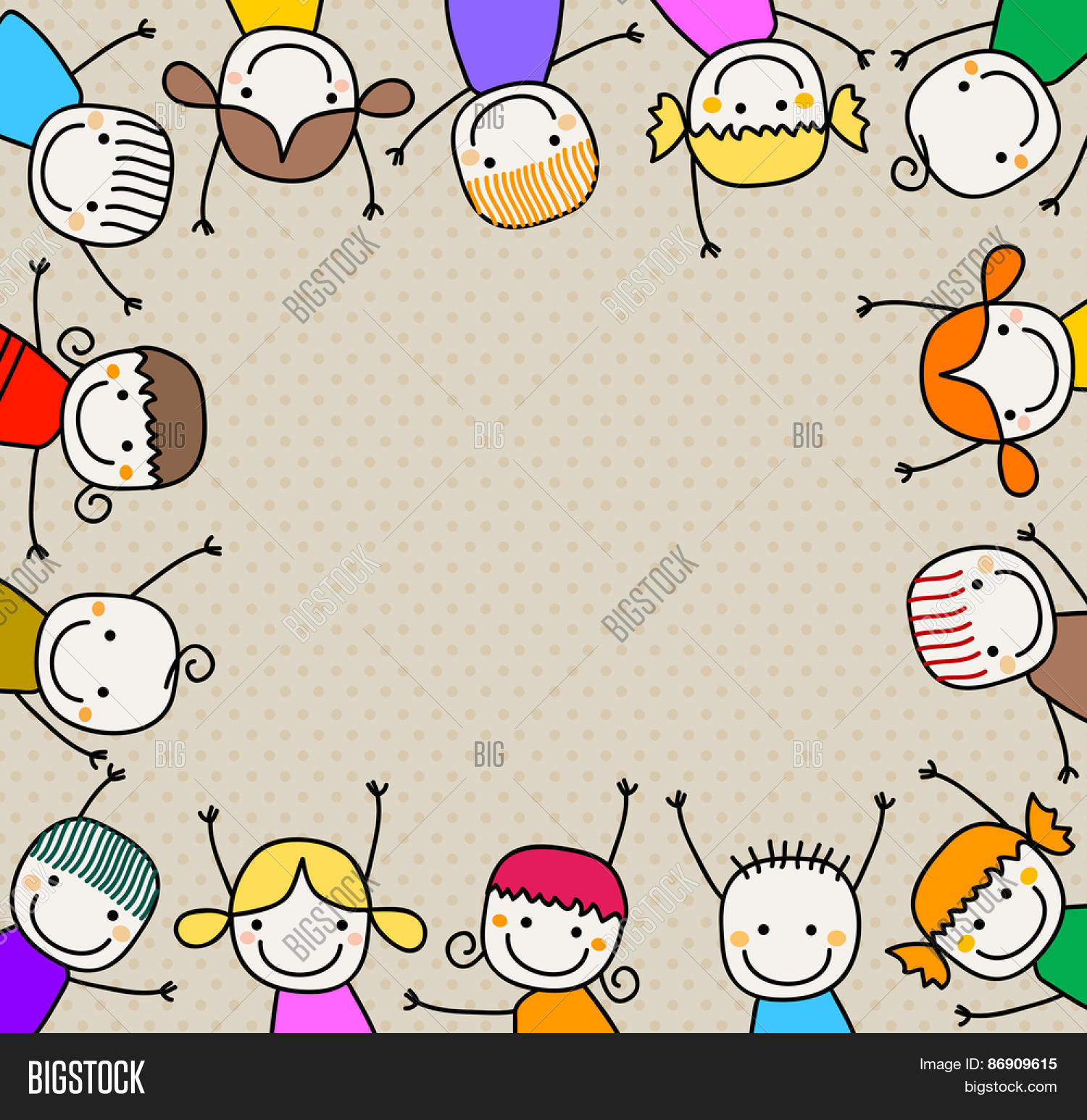 Happy Kids Banners Vector & Photo (Free Trial) | Bigstock