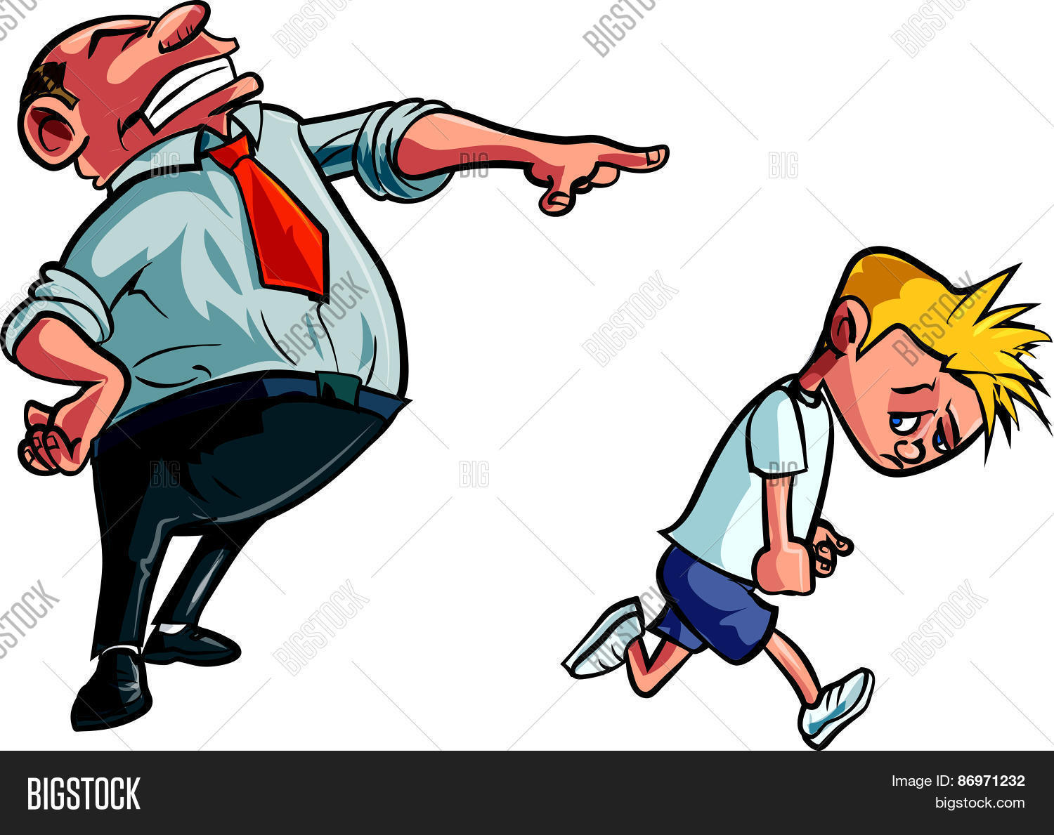 Cartoon Father Vector & Photo (Free Trial) | Bigstock
