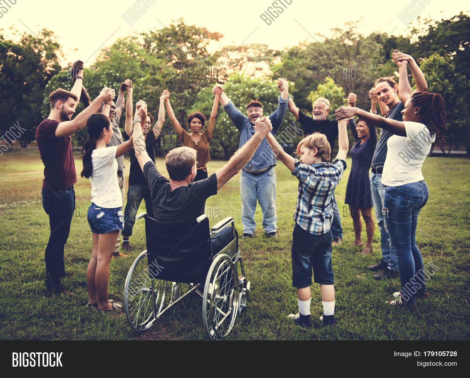 Group People Holding Image & Photo (Free Trial) | Bigstock